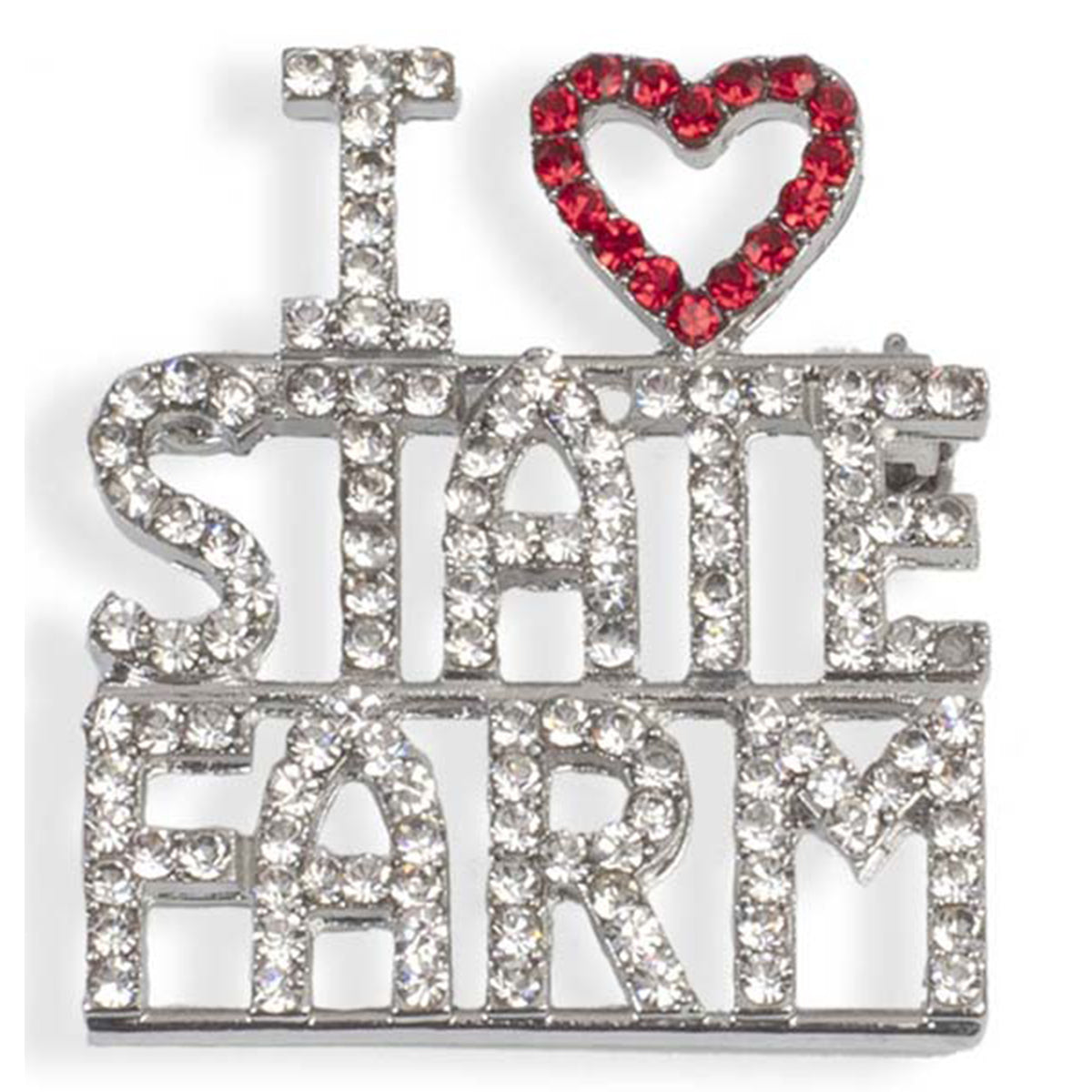 I Love State Farm Silver Pin – State Farm - Wallace Graphics